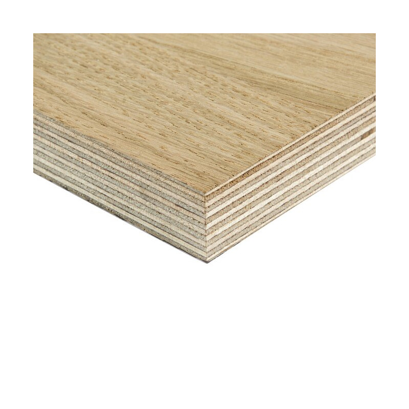 Berken Multiplex 12 mm met Eiken Fineer A/Rustiek | Adzaagt